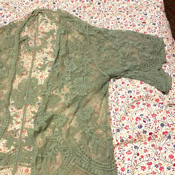 Jackets & Coats | Boutique Styled Beautiful Lace Tealmint Colored ...